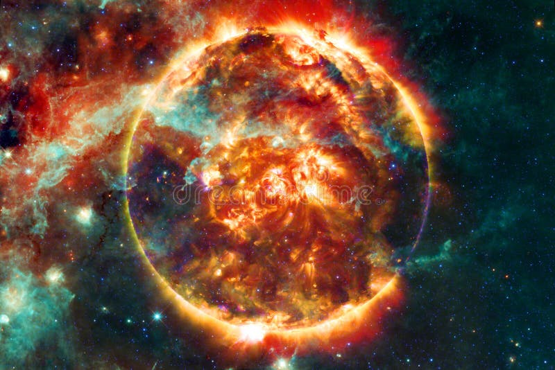 Sun. Solar System. Elements of this Image Furnished by NASA Stock ...