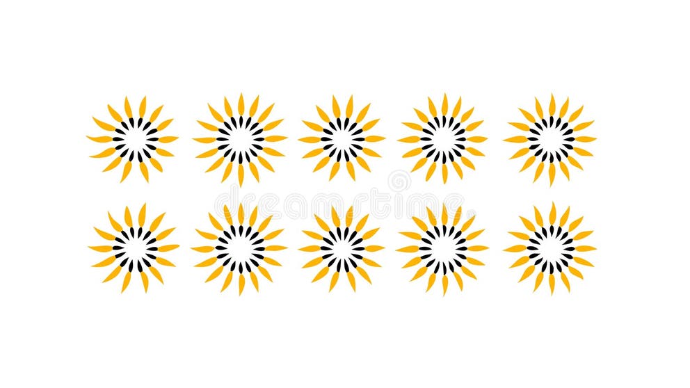 Multiple Stylized Suns Stock Illustrations – 36 Multiple Stylized Suns ...