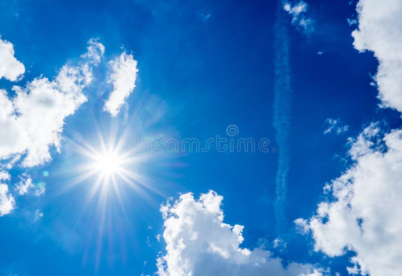 Sun star in the sky stock photo. Image of view, shade - 194640976