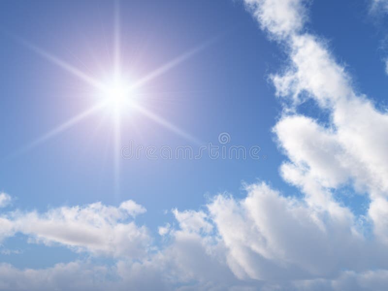 Sun Star Sky stock illustration. Illustration of flare - 4226065