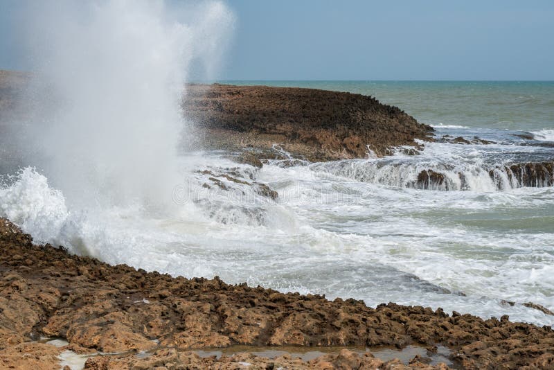 Sun of Summer Time on Sky and Sand of Beach, Landscape Stock Image ...