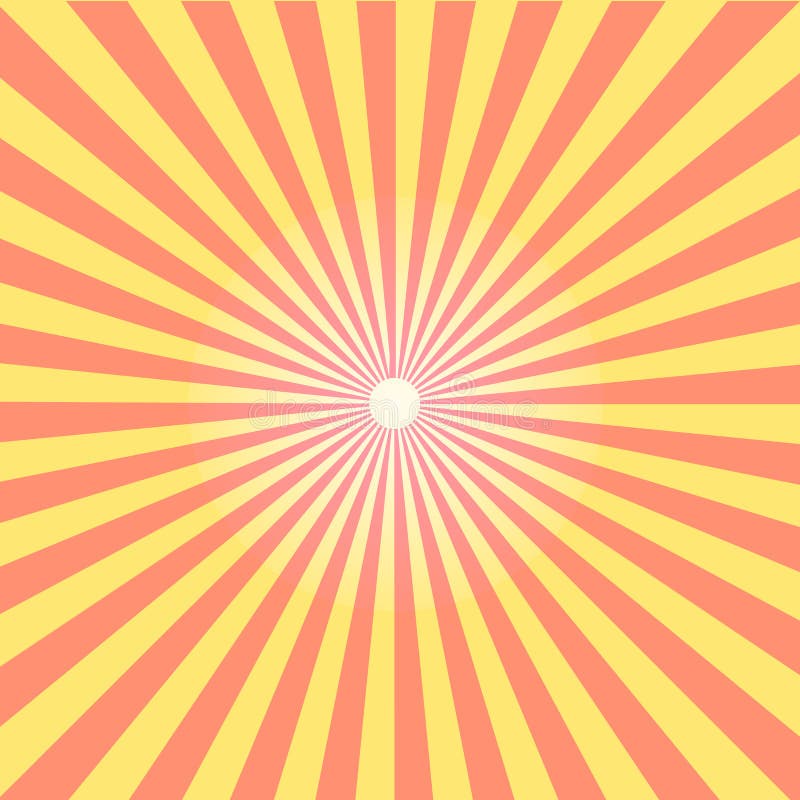 Sun Sunburst Pattern. Vector Illustration Stock Vector - Illustration ...
