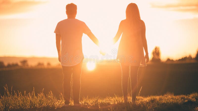 Sun, Sunlight, Holding Hands, Sunrise Picture. Image: 100650935