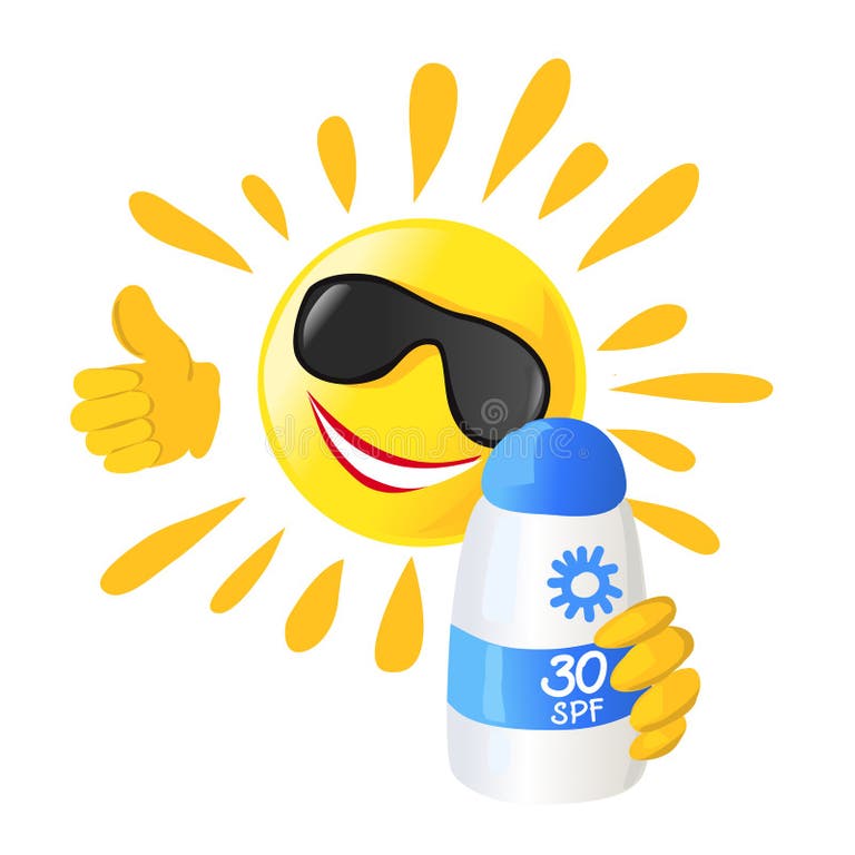 Cartoon Sunscreen Stock Illustrations – 5,512 Cartoon Sunscreen Stock ...