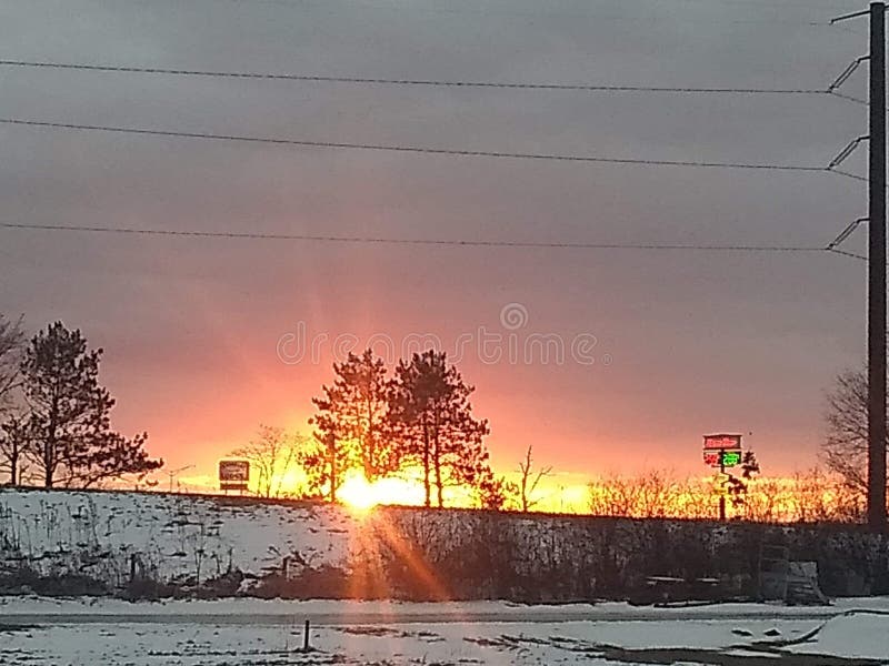 Sun Sunset Beautiful Night Life Stock Image - Image of night, sunset ...