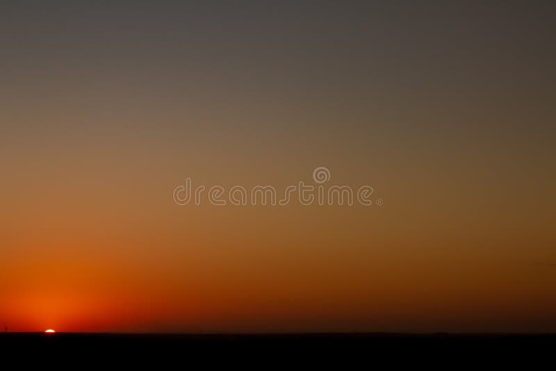 Sun during Sunset. Warm Colors in the Sunset Stock Image - Image of ...