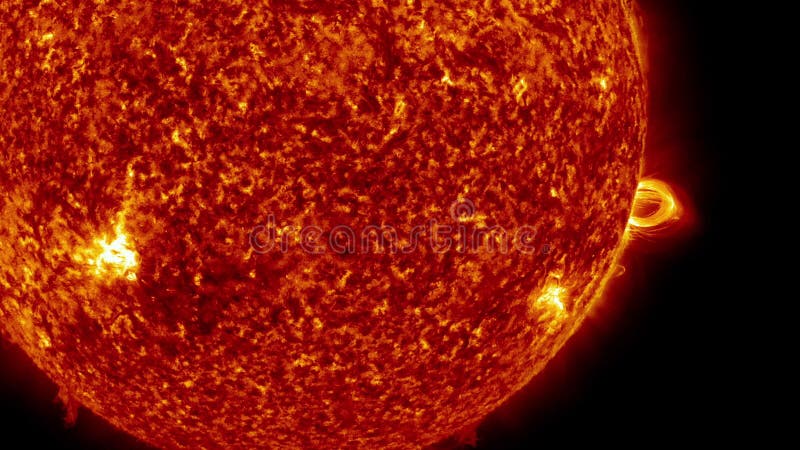 Sun Surface Animation. Nasa Public Domain Imagery. Stock Footage ...