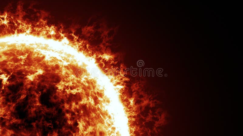 Sun Surface and Solar Flares Animation Stock Footage - Video of gamma ...