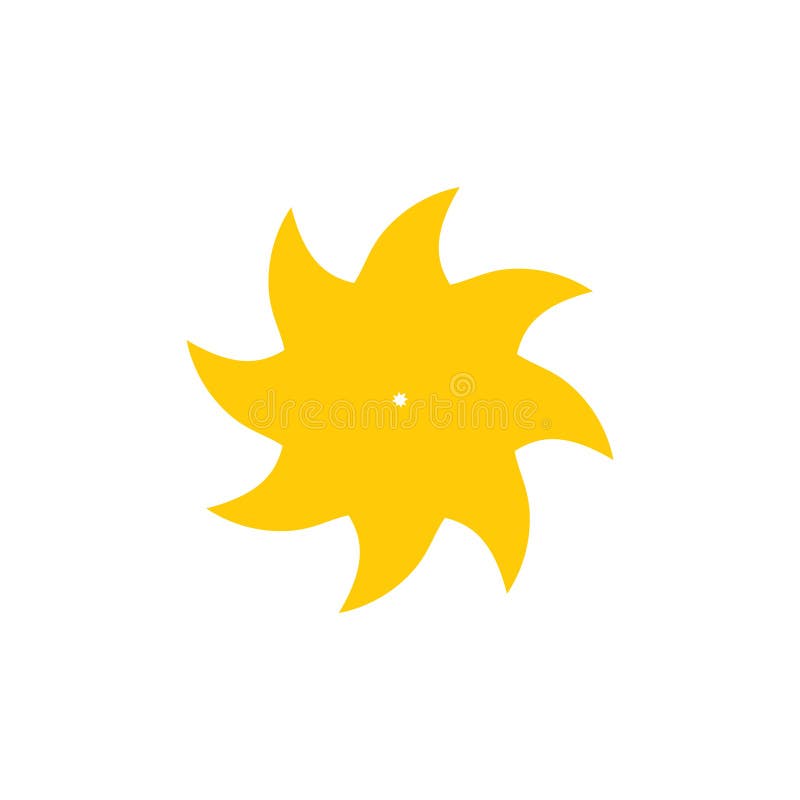 Sun Swirl Geometric Hot Logo Vector Stock Vector - Illustration of sign ...