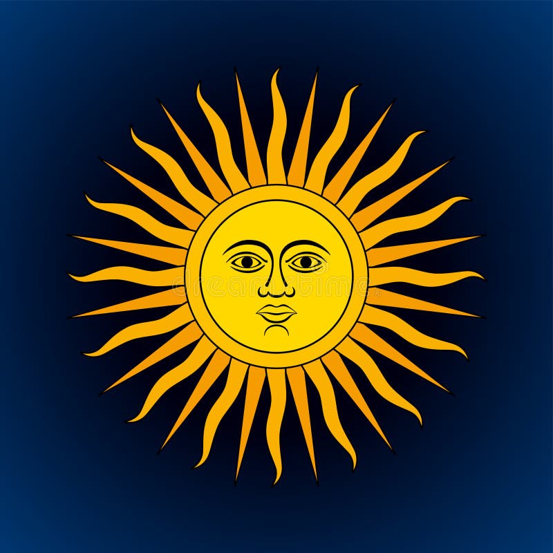 Sun with Rays, Symbol and Hieroglyph in Ancient Egyptian Religion Stock ...