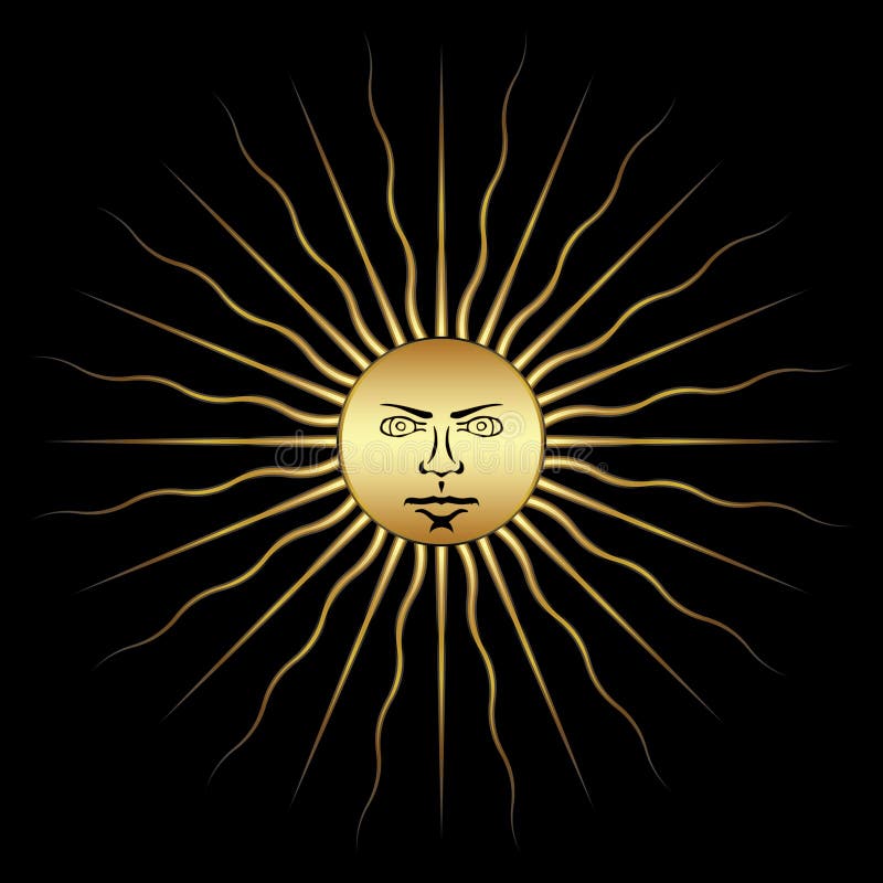 Sun Symbol stock illustration. Illustration of brilliance - 70365388