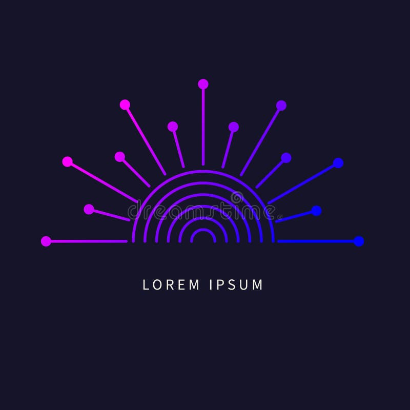 Sun tattoo with rays stock vector. Illustration of celestial - 266561590