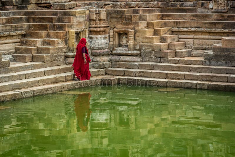 Sun temple editorial photo. Image of sari, heritage, mehsana - 79100471