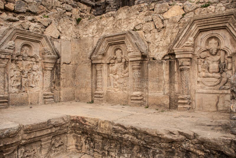 Pans Temple Banias National Park Golan Heights Israel Stock Image ...