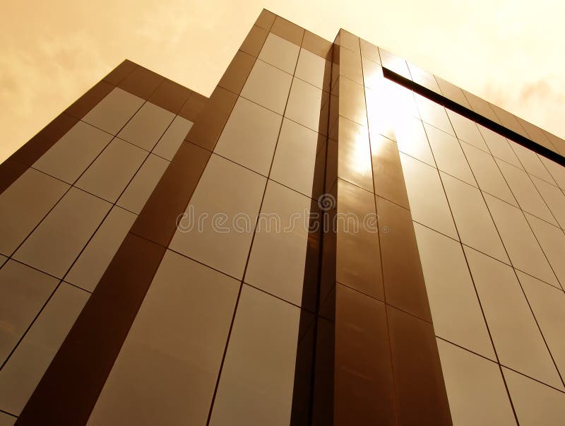 Sun Tinted Building stock photo. Image of glass, corporate - 66030