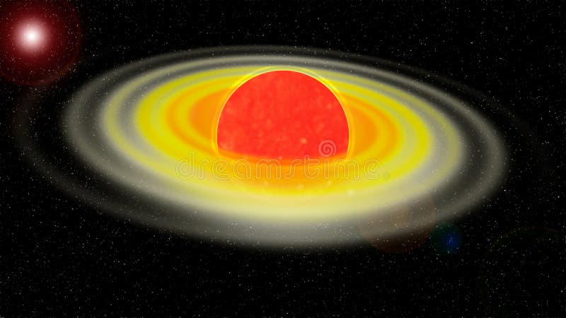 Sun Twirling Light in Space Stock Illustration - Illustration of spiral ...