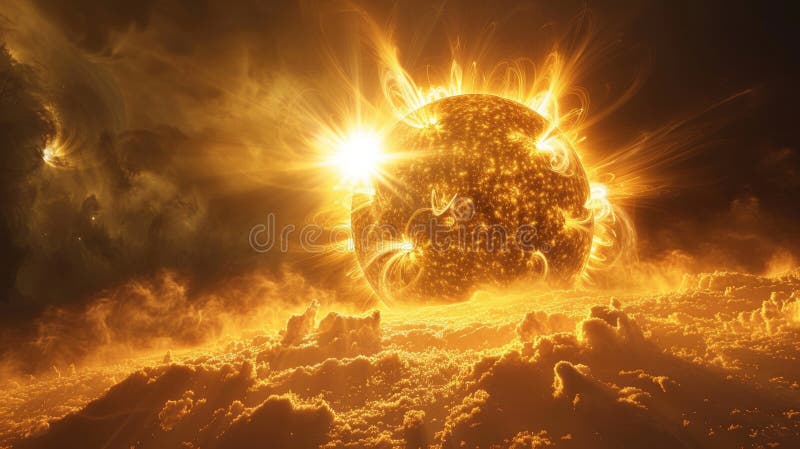 Sun Unleashing Solar Storm Sending Shockwaves Rippling through the ...