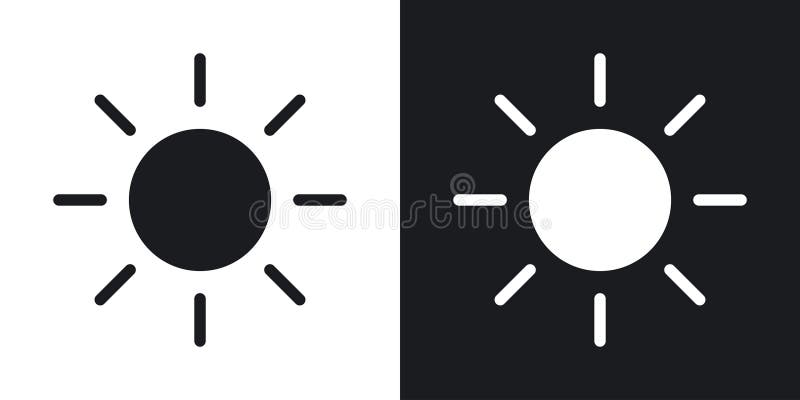Sun vecor icon set stock vector. Illustration of flat - 340662096
