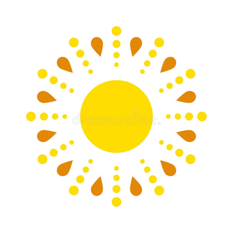 Sun vector icon isolated stock vector. Illustration of star - 89945397