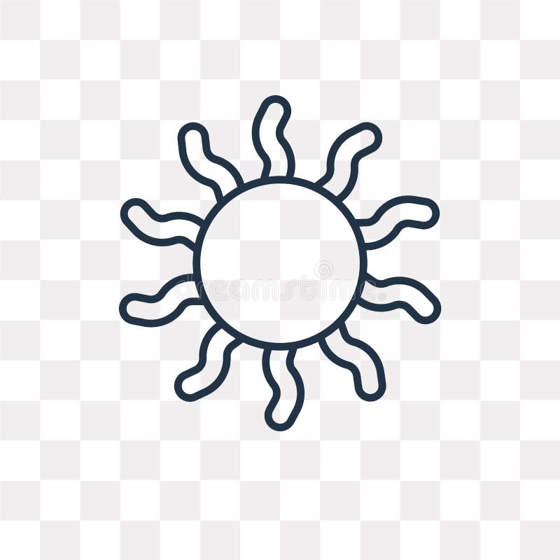 Sun Outline Transparent Background Stock Illustrations – 1,465 Sun ...
