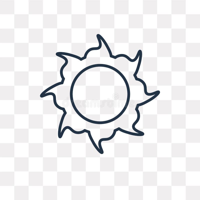 Sun Outline Transparent Background Stock Illustrations – 1,465 Sun ...