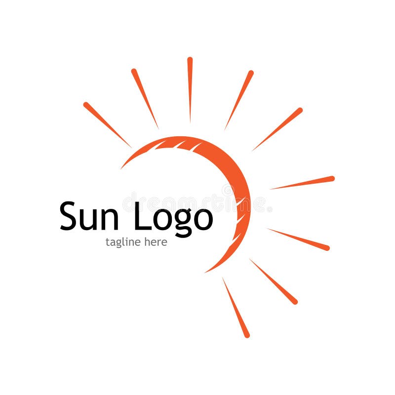 Sun Vector Illustration Icon Stock Vector - Illustration of bright ...