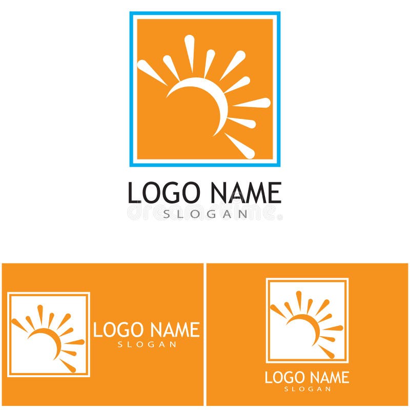 Sun Vector Illustration Icon Logo Template Design Stock Vector ...