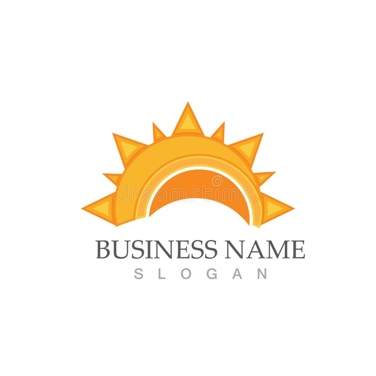 Sun Vector Illustration Icon Stock Vector - Illustration of sunny ...