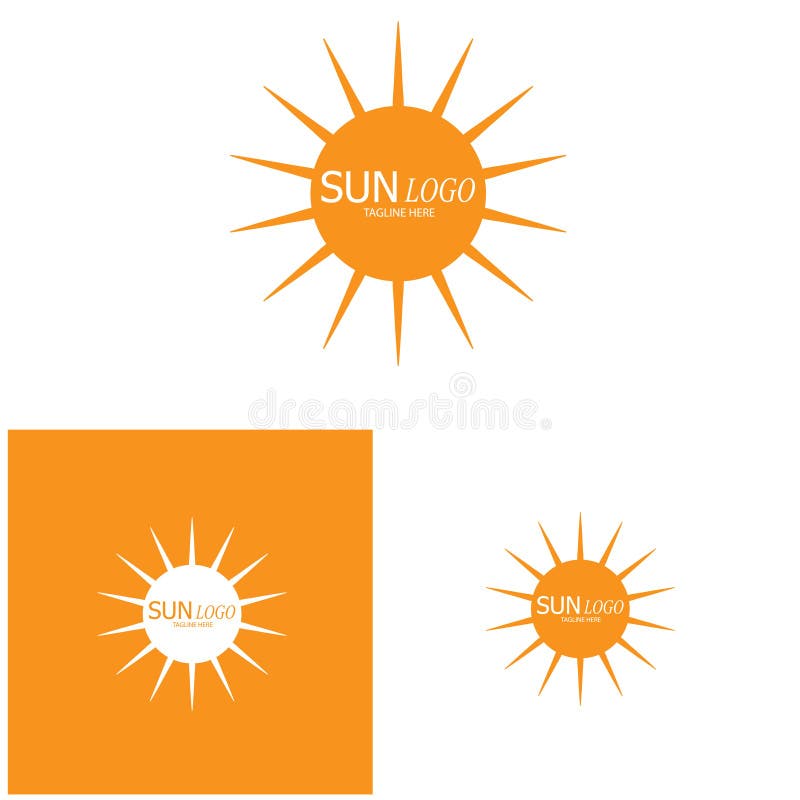 Sun Vector Illustration Icon Stock Vector - Illustration of sunshine ...
