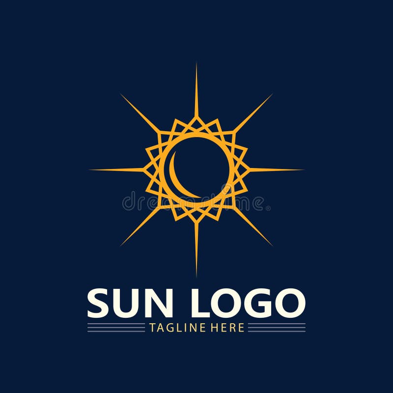 Sun Vector Illustration Icon Stock Illustration - Illustration of ...