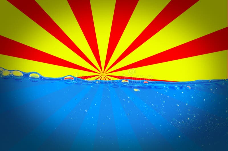 Sun and water stock illustration. Illustration of relaxation - 36299922