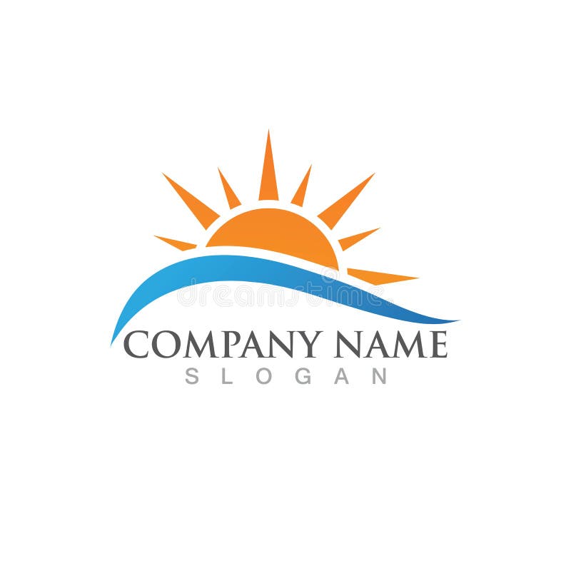 Sun Wave Logo Illustration Icon Stock Illustrations – 43,723 Sun Wave ...