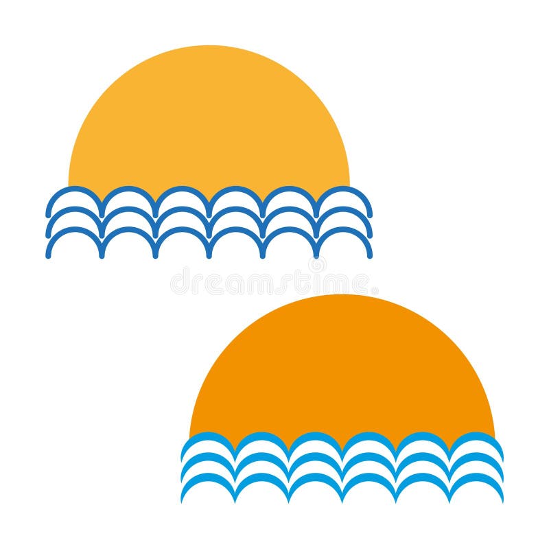 Beach Sunset Icon Stock Illustrations – 36,820 Beach Sunset Icon Stock ...