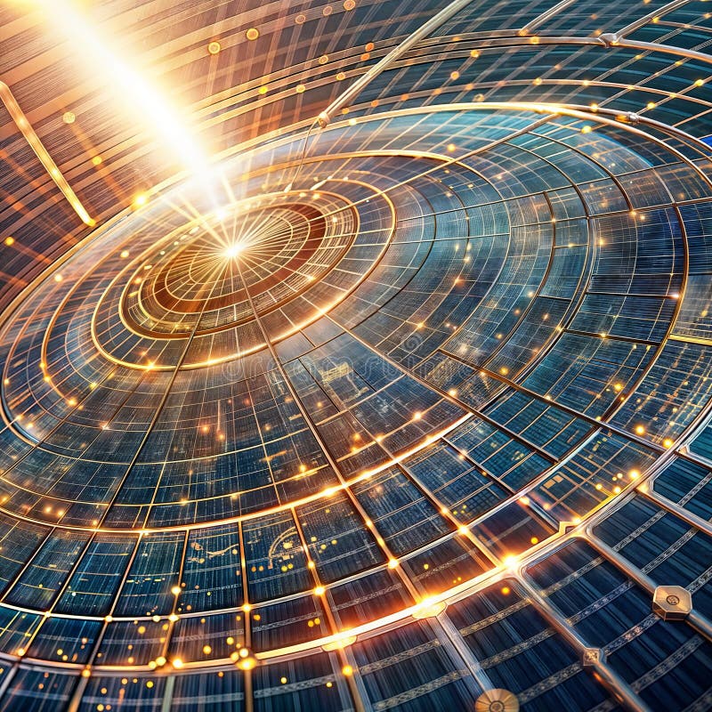 Sun & Web Design: Glowing Blue Background, Generative Ai Stock ...