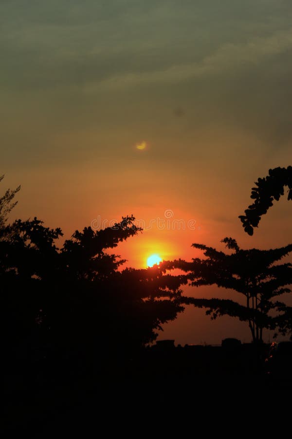 When the Sun Will Leave Noon Stock Image - Image of darkness ...