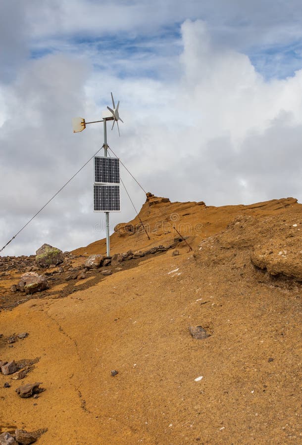 Sun and Wind Energy stock image. Image of equipment, environmental ...