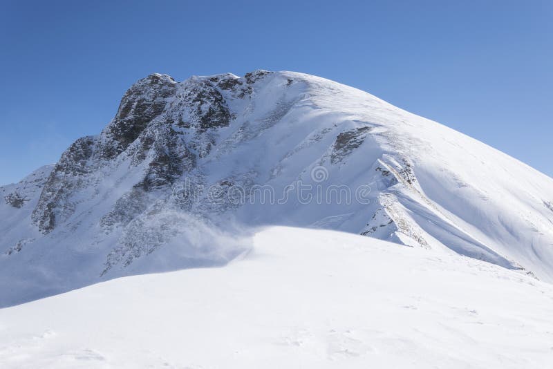 The Sun and the Wind in the Mountains Stock Photo - Image of ...