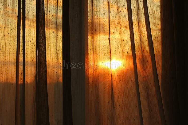 The Sun in the Window. Sunset Stock Photo - Image of window, beautiful ...