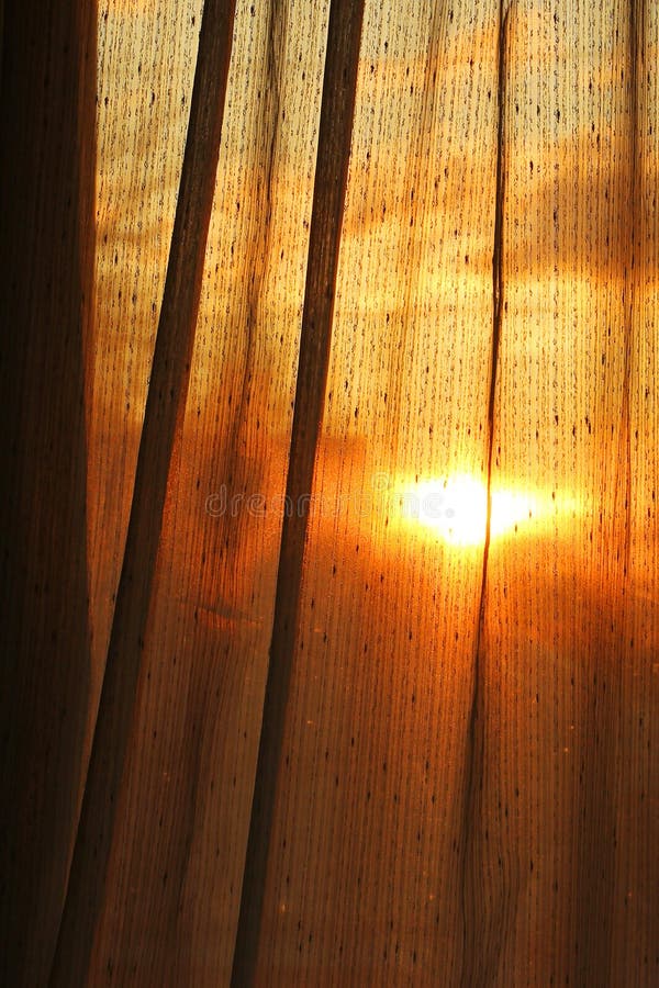 The Sun in the Window. Sunset Stock Image - Image of folds, peace ...
