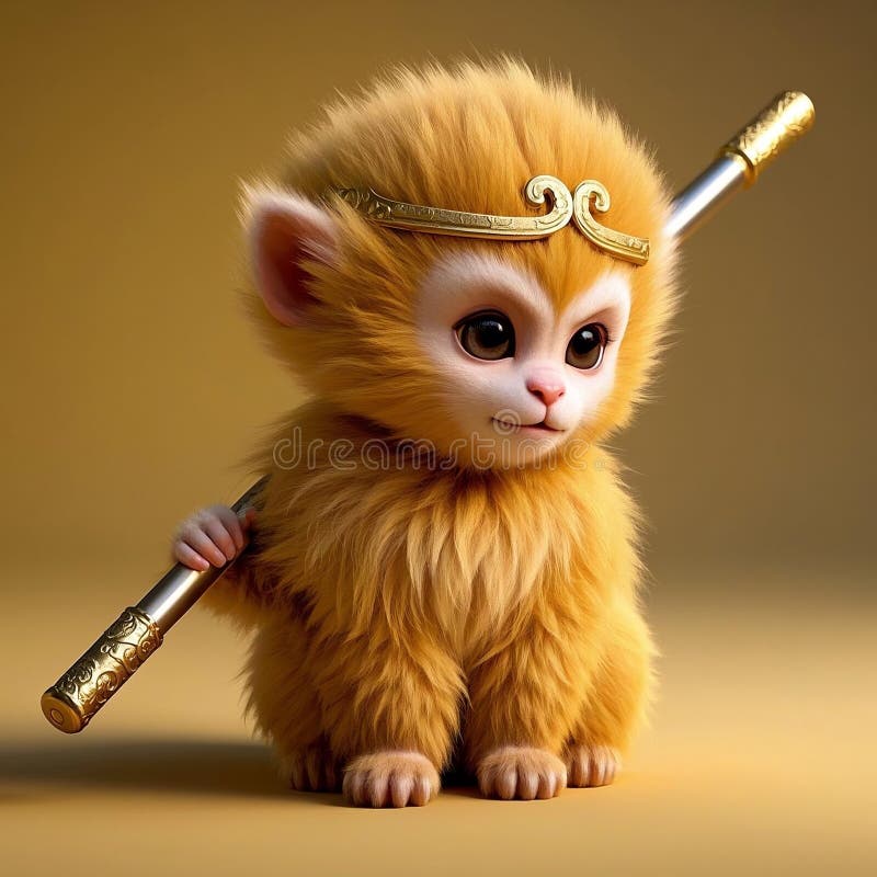 Sun Wukong, Monkey King. stock illustration. Illustration of monkey ...