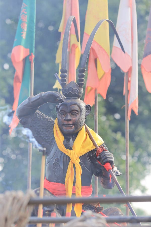 Sun Wukong - Rei Sculpture Do Macaco Foto Editorial - Imagem de objeto ...
