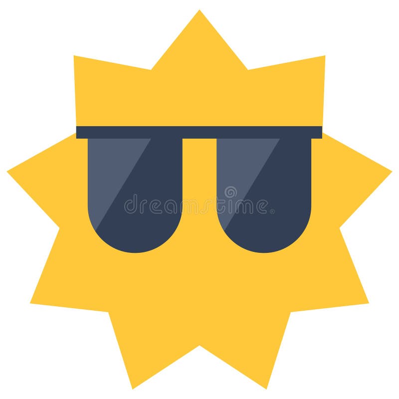 Yellow Sun Icon with Various of Style Stock Vector - Illustration of ...