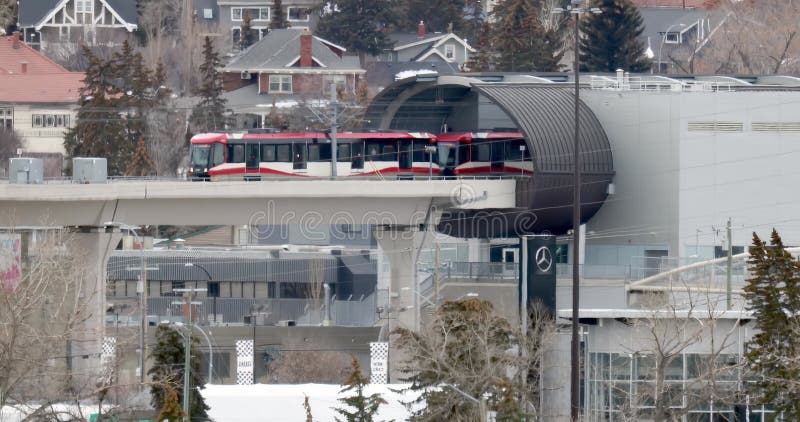 Sunalta Station a CTrain Light Rail Station. Stock Video - Video of ...