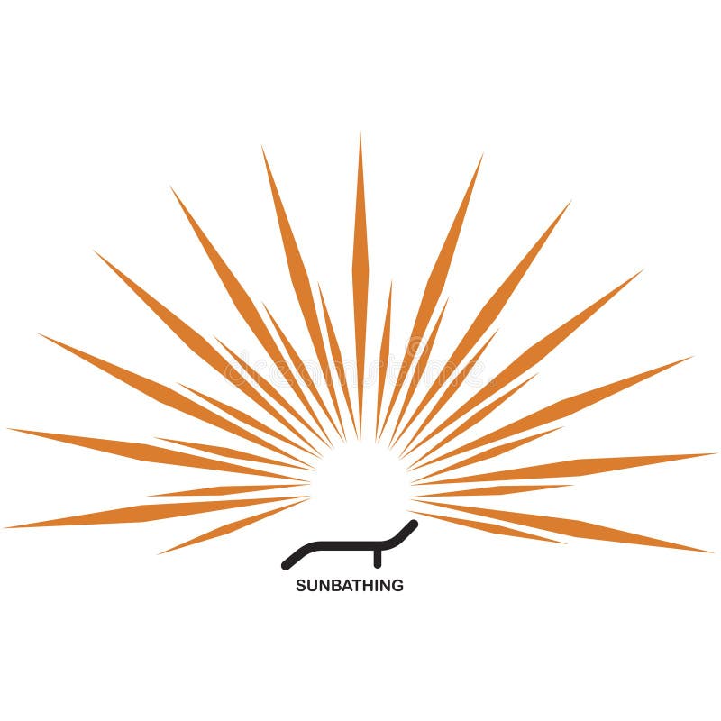 Sunbathing icon stock vector. Illustration of icon, concept - 277766307