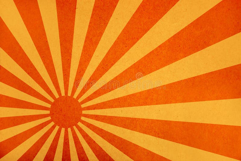 Japanese Rising Sun Sunbeams Stock Illustration - Illustration of ...