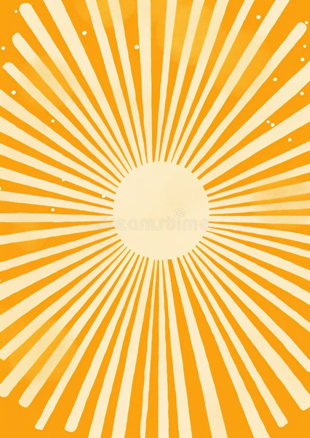 Sunbeam Abstract Background Sun Ray Sunburst Design Yellow Stock Photo ...