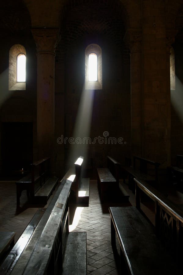 Sunbeam Shing Through Abbey Window Picture. Image: 5158428