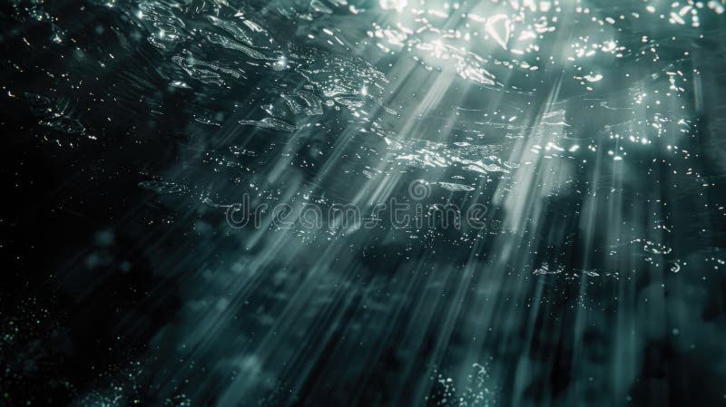 A Sunbeam Shining through the Water S Surface Creates a Beautiful ...
