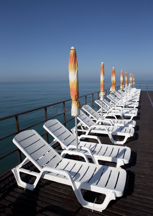 Sunbed stock photo. Image of relax, island, romantic - 31143020