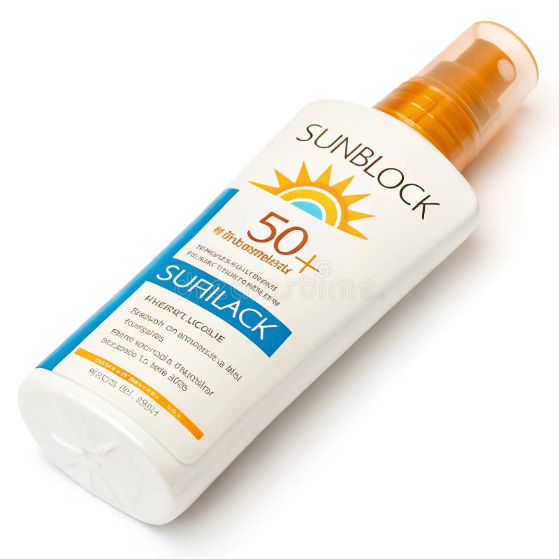 Sunblock Cream stock illustration. Illustration of safe - 357245628